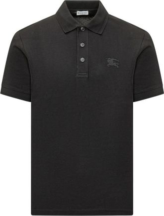 Burberry Homme, Tops, Noir, Taille: 2XL Polo Chemises