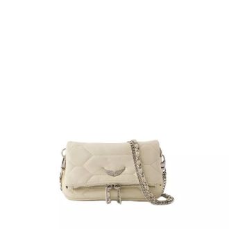 Zadig&Voltaire Crossbody Bags - Rock Nano XL Mat Scale - Gr. unisize - in Creme - f&uuml;r Damen