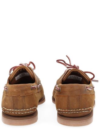 Timberland Leather Boat Moccasin Loafer - Brown
