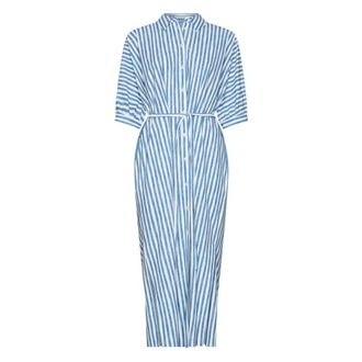 JapanTKY Japan Tky, Femme, Robes, Bleu, Taille: 36 FR YWA Dessin Hemdblusenkleid