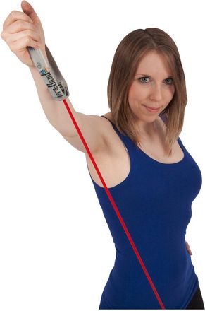 Theraband Thera-Band Bodytrainer Tubing mit Griffen, L&auml;nge 1,4m, rot - leicht