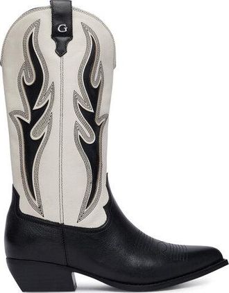 Guess Cowboystiefel FLTLRG LEA11 Schwarz
