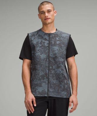 lululemon Veste sans manches de course légère réfléchissante pour Hommes - Taille 2XL