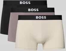HUGO BOSS Trunks aus Baumwoll-Mix im 3er-Pack