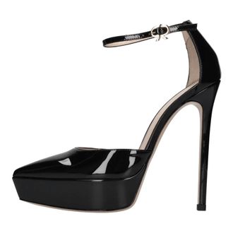 Gianvito Rossi Femme, Chaussures, Noir, Taille: 38 1/2 EU Avec talon Noir