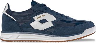 Lotto ATHLEGIC BC Unisex Sneaker, Navy/White, 37 EU