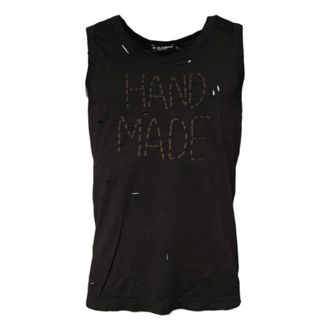 Dolce & Gabbana Femme, Tops, Noir, Taille: 40 FR D&eacute;bardeur Sans Manches