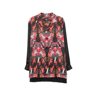 Yohji Yamamoto Graphic-print Button-down Shirt