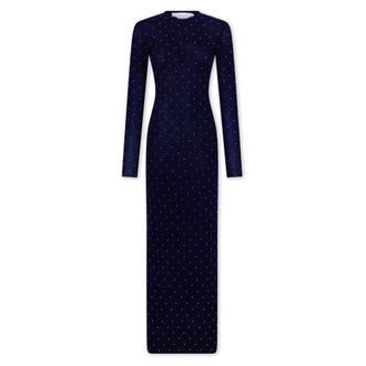 Paco Rabanne Blaues Wollkleid mit langen &Auml;rmeln - - Dresses - Damen - Blau - M