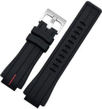 Generic Für WATCHT2N720 T2N721 TW2T76300 Gummi 24 * 16 mm Wasserdichtes Silikon-Sportarmband mit Schrauben