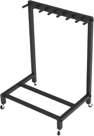 Generic Tennisschl&auml;gerhalter, Robuster Badmintonschl&auml;ger-Pr&auml;sentationsst&auml;nder, Mit 4 Rollen for 6 Schl&auml;ger