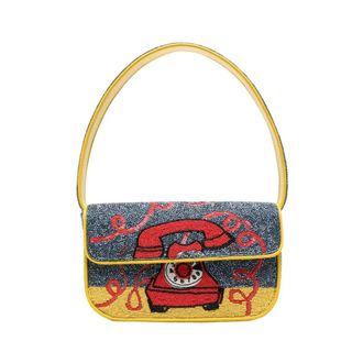 Staud Staud - Sac bandouli&egrave;re Tommy orn&eacute; de perles - Femme - Sacs - Multicolore - Taille: ONE Size