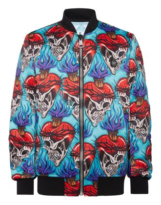 Philipp Plein Bomberjacke Tattoo