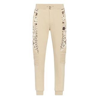 Philipp Plein Homme, Pantalons, Beige, Taille: 4XL Pantalon de jogging Paisley Bandana