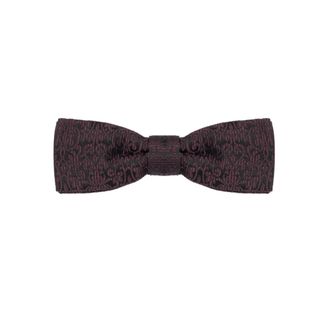 Dolce & Gabbana Seidenes Oberteil mit Schmetterlingsstickerei - - Accessories - Herren - Braun - ONE SIZE