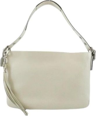 Coach Sac bandouli&egrave;re en cuir Pre-owned 1429 - Femme - Pre-owned - Blanc - Taille: ONE Size