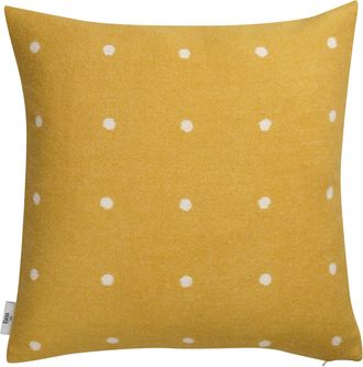 Roros Tweed Pastille Kissen - Kissen aus norwegischer Lammwolle - Design von Anderssen & Voll - Kissenma&szlig;e: 50 x 50 cm (50 x 50 cm, 106103 - Sun Yellow)