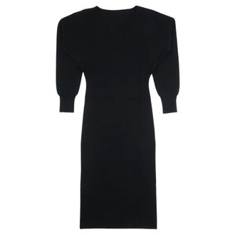 P.A.R.O.S.H. P.a.r.o.s.h., Femme, Robes, Noir, Taille: 40 FR Lime Knitted Midi Dress