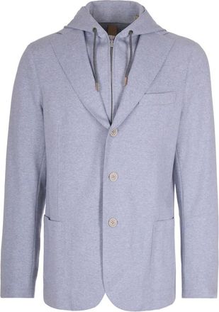 Eleventy Homme, Vestes, Bleu, Taille: 3XL Blazers