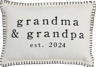 Mud Pie Grandparents Est 2024 Kissen, Großeltern
