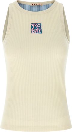 Marni D&eacute;bardeur &agrave; Patch Logo