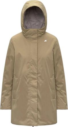 K-Way Sophie Twill Soft Beaver Jacke - - Jackets - Damen - Beige - XS