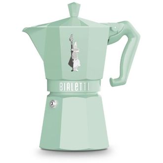 Bialetti Italienische kaffeemaschine, 6 tassen, pastellgr&uuml;n - Bialetti - 0009058