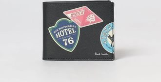 Paul Smith Portefeuille &agrave; deux volets en cuir de vache &agrave; imprim&eacute; graphique