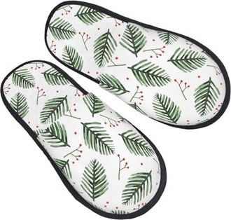 Generic Joyeux Noël 2025 - Joli Modèle De Père Noël Pantoufle Automne Pantoufles Moelleuses Légères Chausson Pour Femme Intérieur Extérieur M