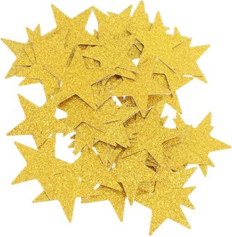 Garneck 100 Stück Teiliges Gold Sterne Papierkonfetti Doppelseitig Metallisch Umweltfreundlich Vielseitig für DIY Basteln Hochzeit Geburtstag Party Dekoration
