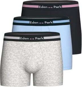 Eden Park Lot e 3 cale&ccedil;ons en coton m&eacute;lang&eacute;