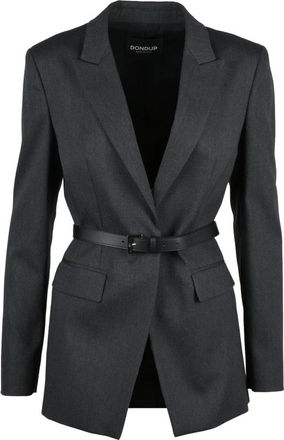 Dondup Femme, Vestes, Noir, Taille: 42 FR Giacca Lunga