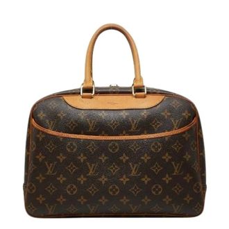 Louis Vuitton Sac &agrave; main Monogram Deauville Pre-owned - Femme - Pre-owned - Brun - Taille: ONE Size