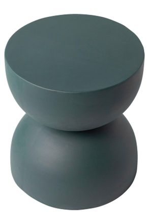 MID.YOU Mid.you Couchtisch, T&uuml;rkis, Stein, zylindrisch, Sockel, 35x39x35 cm, Wohnzimmer, Wohnzimmertische, Couchtische