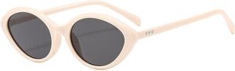 Generic Lunettes De Soleil Ville À Petite Monture For Hommes Décoratives Dextérieur For Femmes(Beige)