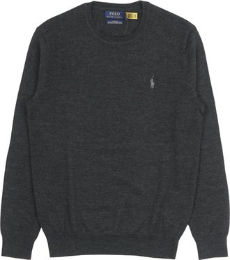 Polo Ralph Lauren Homme, Pulls, Gris, Taille: S Pulls &agrave; col rond