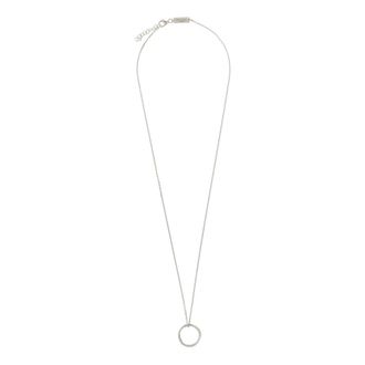 Maison Margiela Logo Ring Pendant Necklace - - Accessories - Herren - Grau - ONE SIZE