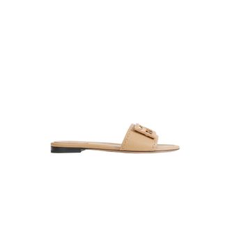 Fendi Leather Slides
