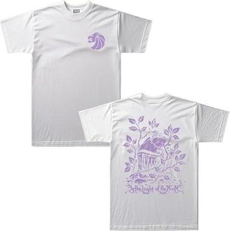 Generic Seven Lions Merch by The Light of The Moon T-shirt d&eacute;t&eacute; tendance d&eacute;contract&eacute; Y2K T-shirt &agrave; manches courtes Sport Unisexe Top, blanc, 3XL