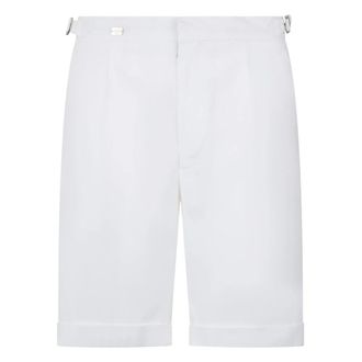 Moorer Wei&szlig;e Bermuda-Shorts im l&auml;ssigen und vielseitigen Stil. - - Shorts - Herren - Wei&szlig; - S