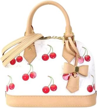 Louis Vuitton Sac bandouli&egrave;re Monogram Cherry doccasion - Femme - Pre-owned - Blanc - Taille: ONE Size