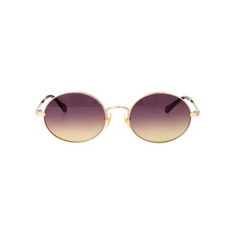 Chlo&eacute; Lunettes de soleil ovales - unisex - Accessoires - Jaune - Taille: 55 MM