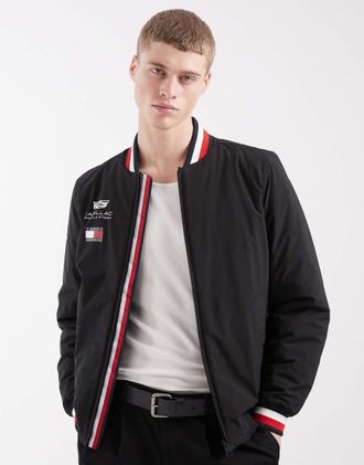 Tommy Hilfiger x Cadillac - F1 Replica - College-Jacke in Schwarz