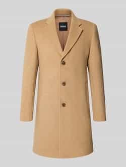HUGO BOSS Slim Fit Funktionsmantel aus Woll-Mix Modell HYDE