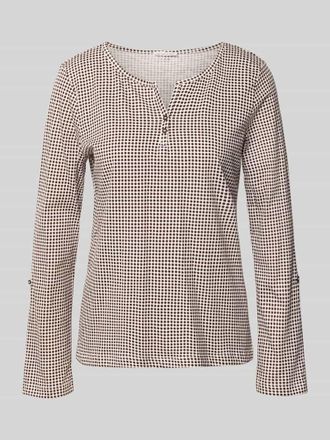 Tom Tailor Regular Fit Langarmshirt aus reiner Baumwolle