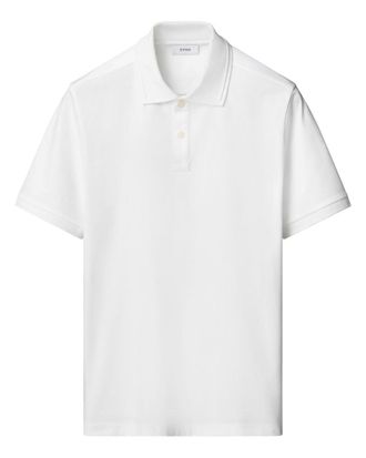 Eton Glattes Poloshirt in Interlock Jersey-Qualit&auml;t in