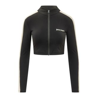 Palm Angels Logo Training Jkt - - Sport - Damen - Schwarzk - M