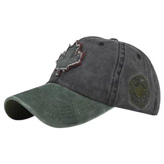 Generic Casquette de baseball du Canada 2026 avec drapeau de feuille d&eacute;rable brod&eacute; pour la f&ecirc;te du Canada, Vert, Taille unique