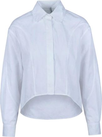Liviana Conti Femme, Blouses et Chemises, Blanc, Taille: 38 FR Camicia Calxte