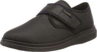 Fischer Markenschuh Fischer Herren Ortho Hohe Hausschuhe, Schwarz Schwarz 222, 48 EU X-Weit
